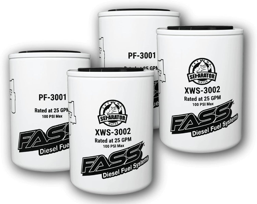 FASS Titanium Series Fuel Filter Package XWS3002 / PF3001 Combo ...